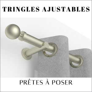 Tringles à rideaux - Materiel de décoration et Fournitures de Tapissier